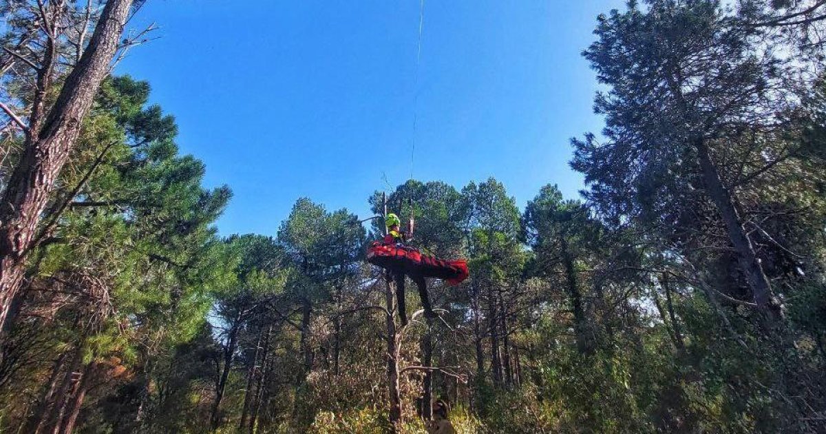 Rescaten un excursionista indisposat mentre feia el camí cap al barranc ...