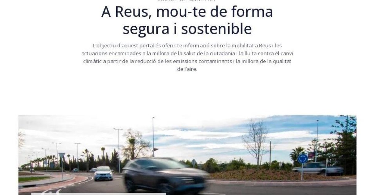 Reus activa un portal de movilidad vinculado a la Zona de Bajas Emisiones