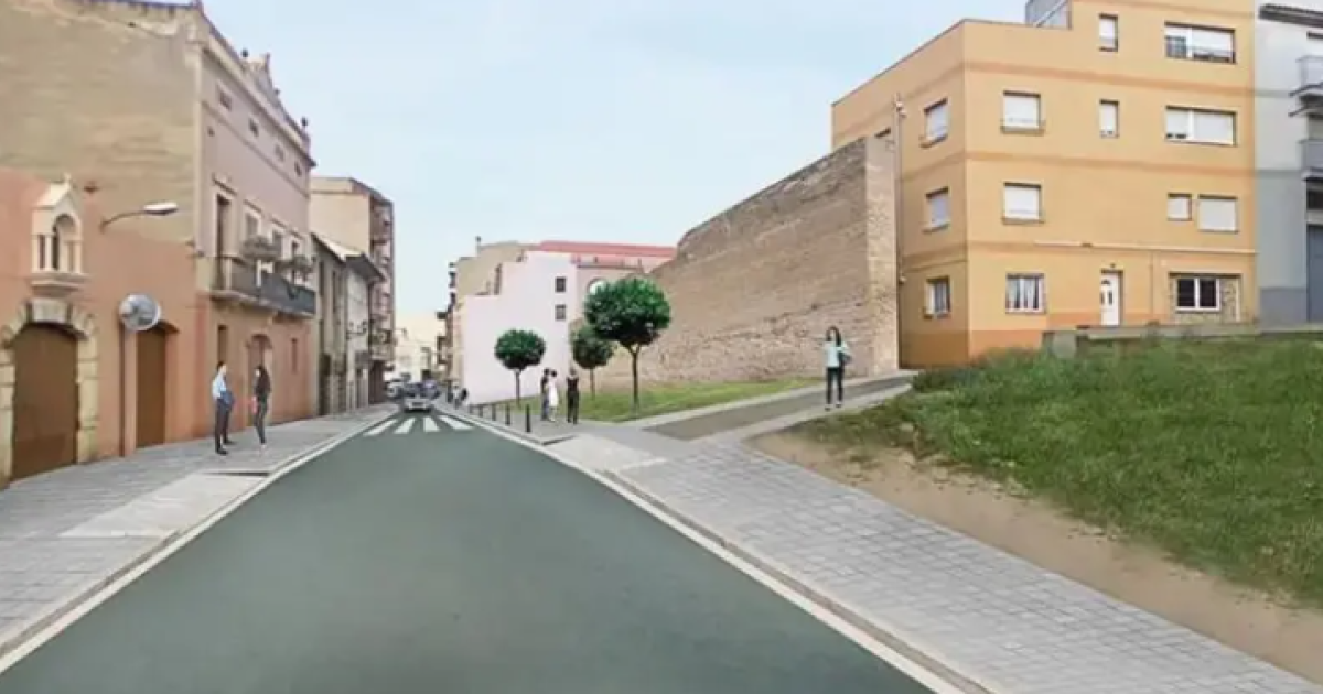 A licitación la obra de derribo de las casas de la Muralla de Constantí