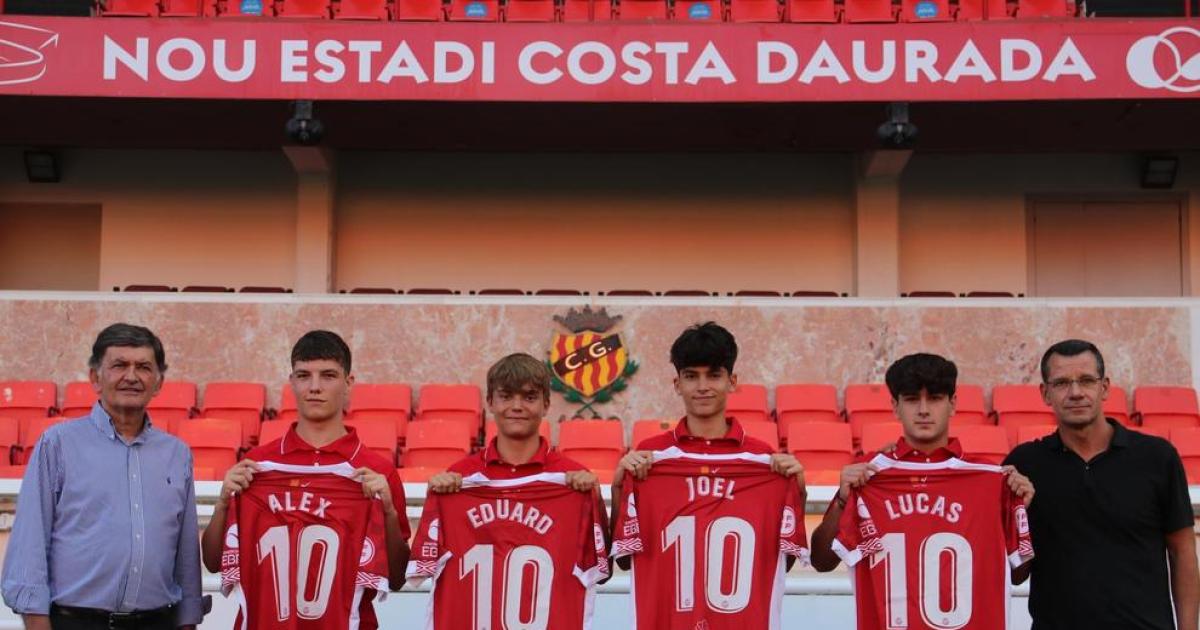 El Nàstic hace un reconocimiento a cuatro jugadores del plantel que han ...