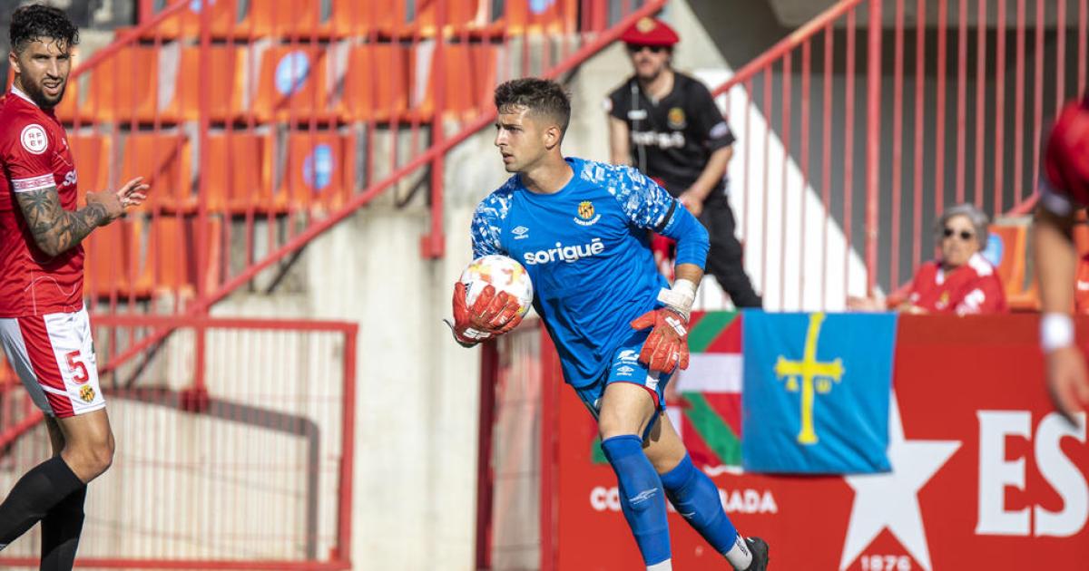 Dani Parra està preparat: la porteria no ha de preocupar al Nàstic