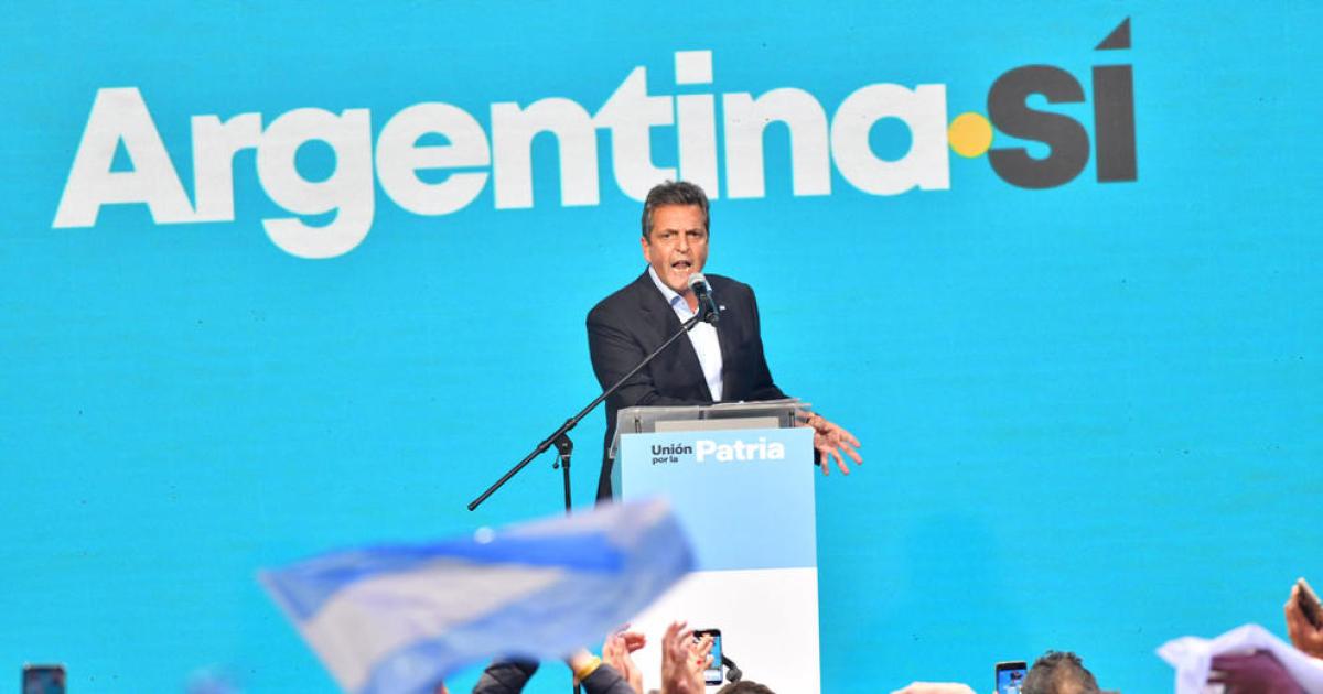 El continuista Sergio Massa se impone al ultraderechista Javier Milei ...
