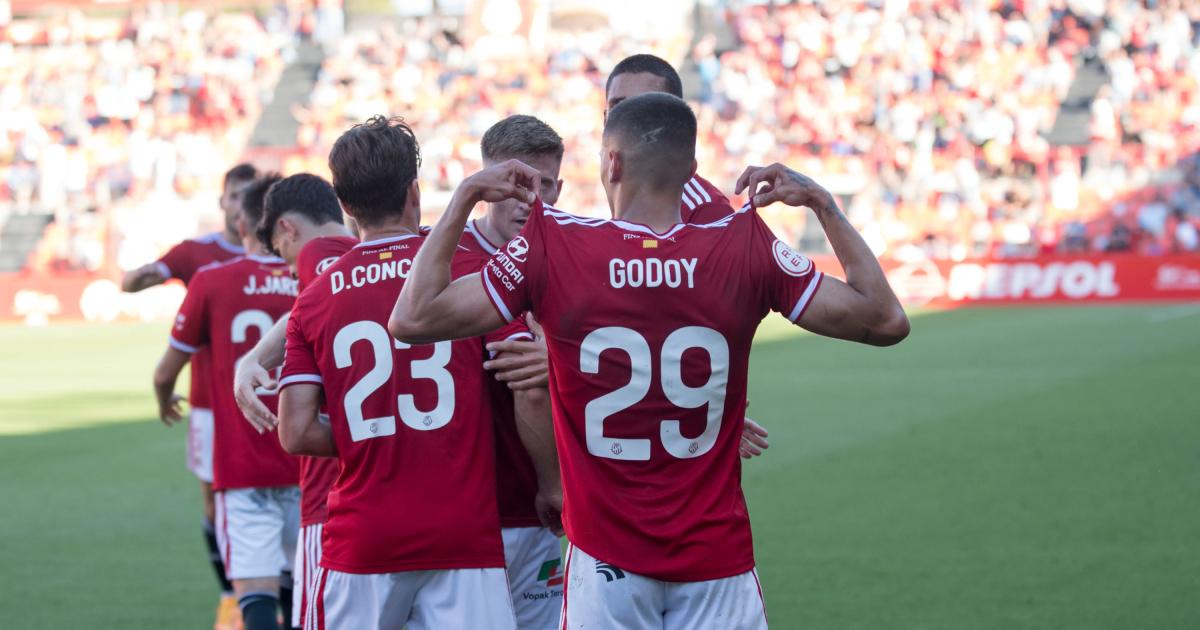 Alan Godoy, el ‘rayo’ que necesita el ataque del Nàstic en el tramo final de temporada