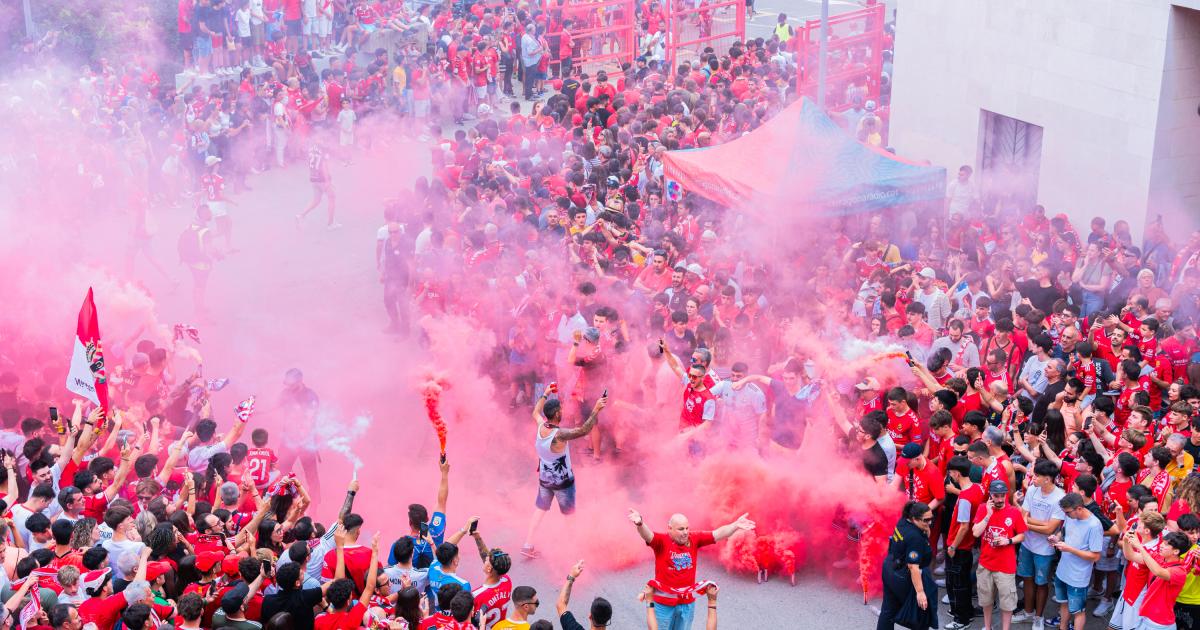 Les mejores imágenes de la previa del Nàstic - Málaga