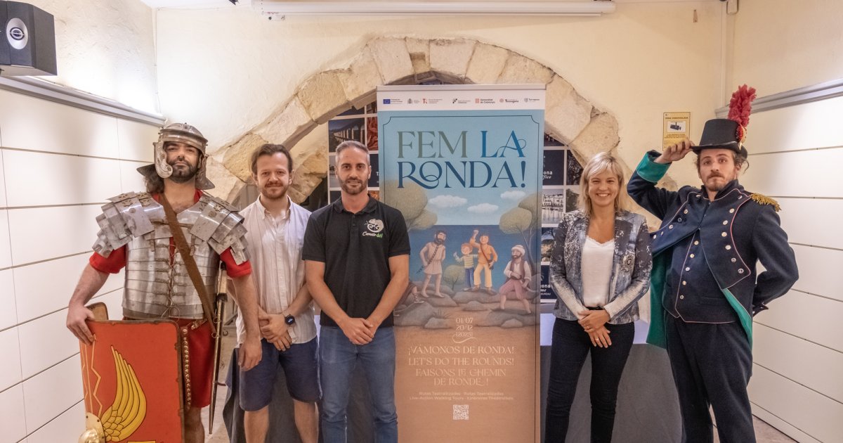 Tarragona Turisme ofrece visitas teatralizadas en el Camino de Ronda