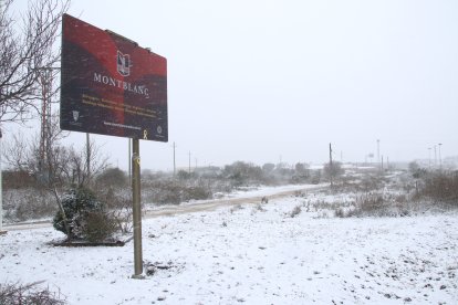 La nevada comença a agafar amb força a la Conca de Barberà