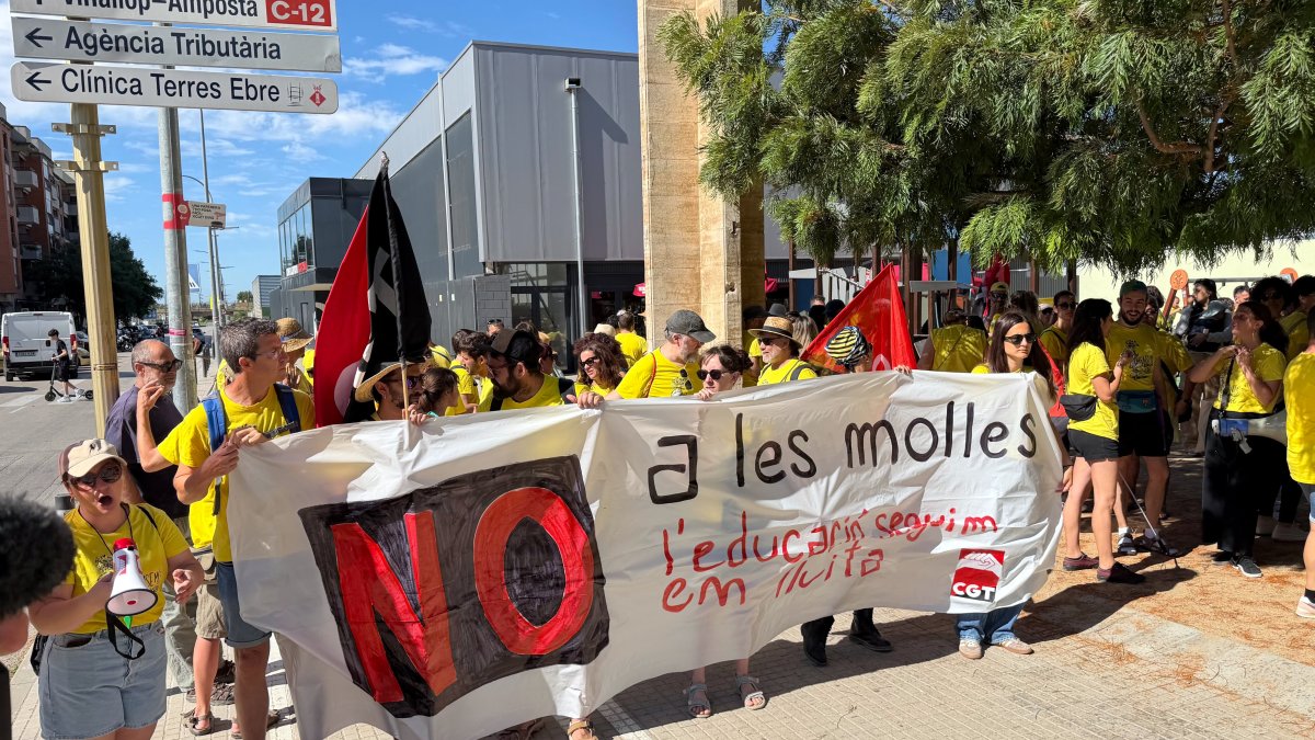Els docents de l'Ebre tornen a sortir als carrers de Tortosa per oposar ...