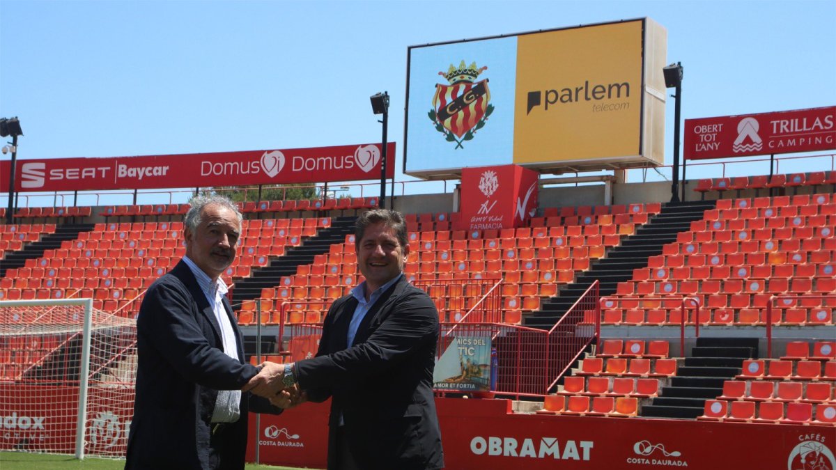El Nàstic i Parlem renoven l'acord de patrocini per cinc temporades