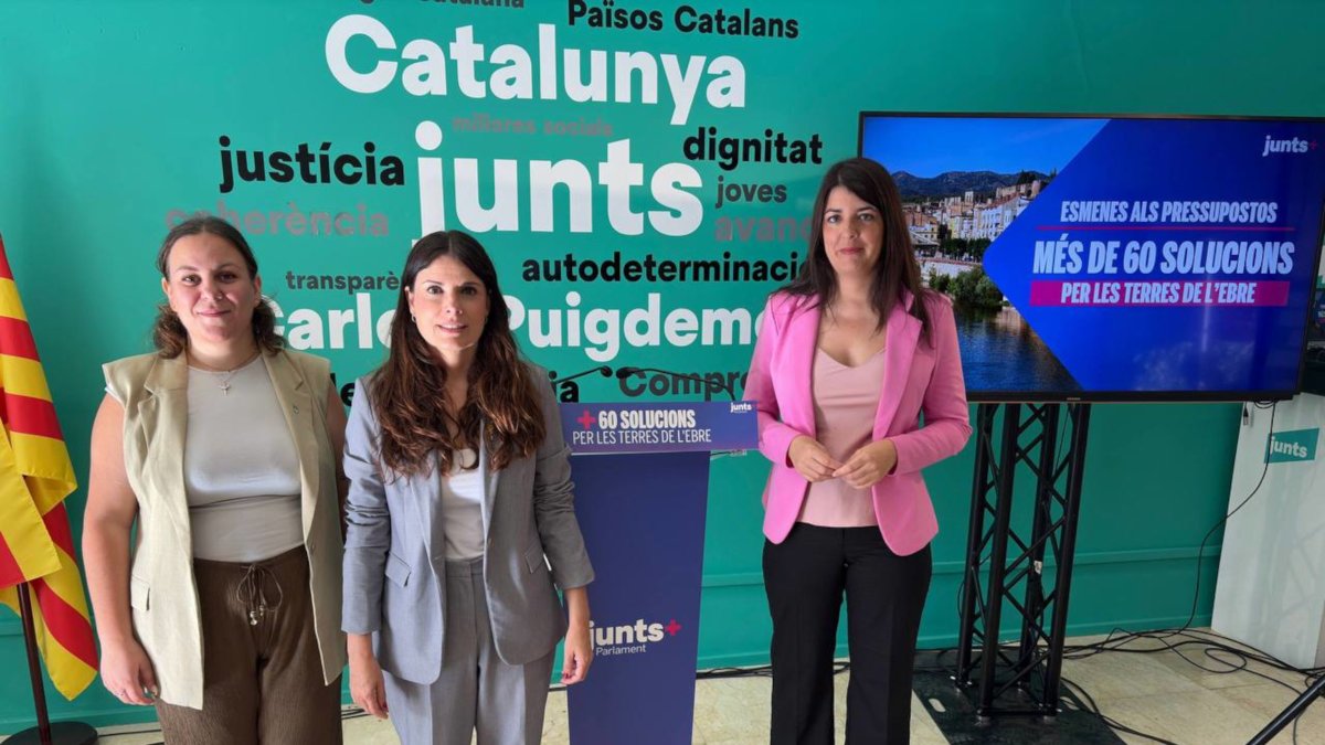 Junts presenta 63 esmenes per a les Terres de l'Ebre als pressupostos ...