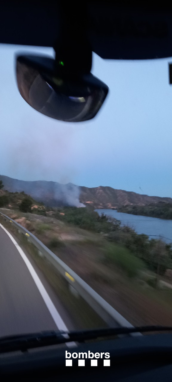 Nou incendi a Riba-roja d'Ebre prop d'on es va originar un foc ahir